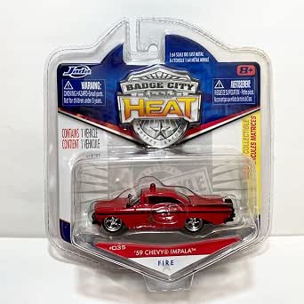 Amazon.co.jp: JADA 1/64 2011 BADGE CITY HEAT Wave3 '59 CHEVY IMPARA ...