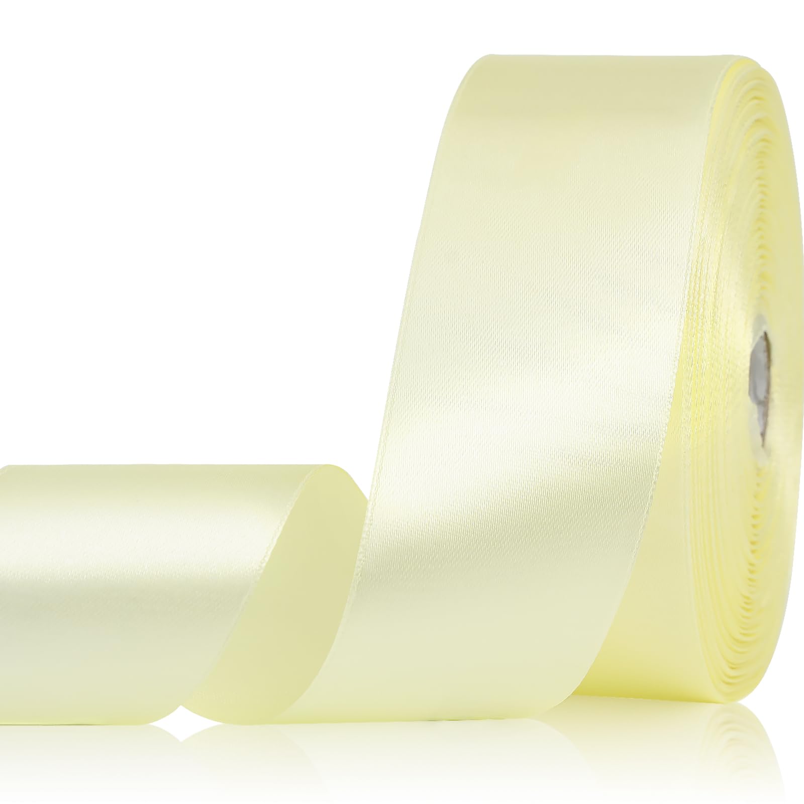Amazon.com: Sagaat Candle Yellow Ribbon 1-1/2 Inch 50 Yards, Light ...