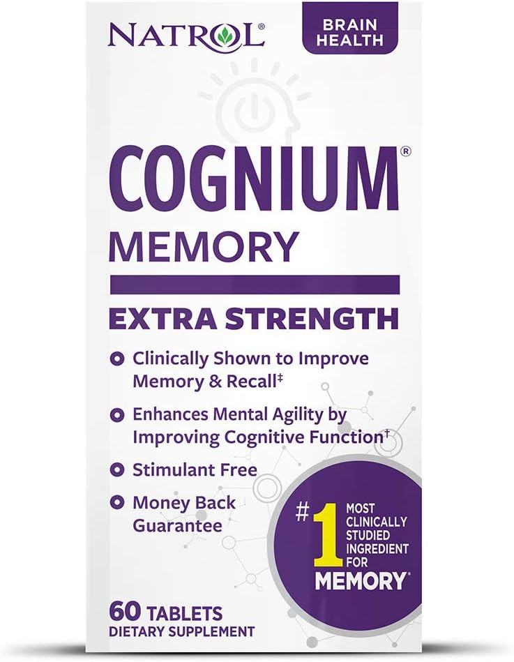 Amazon.com: Natrol Cognium Extra Strength Tablets, Brain Health, Keeps ...