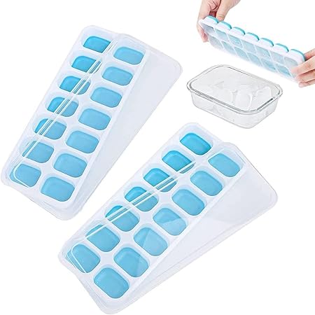 Amazon.com: Good Living Silicone Mini Ice Cube Tray, assorted colors ...