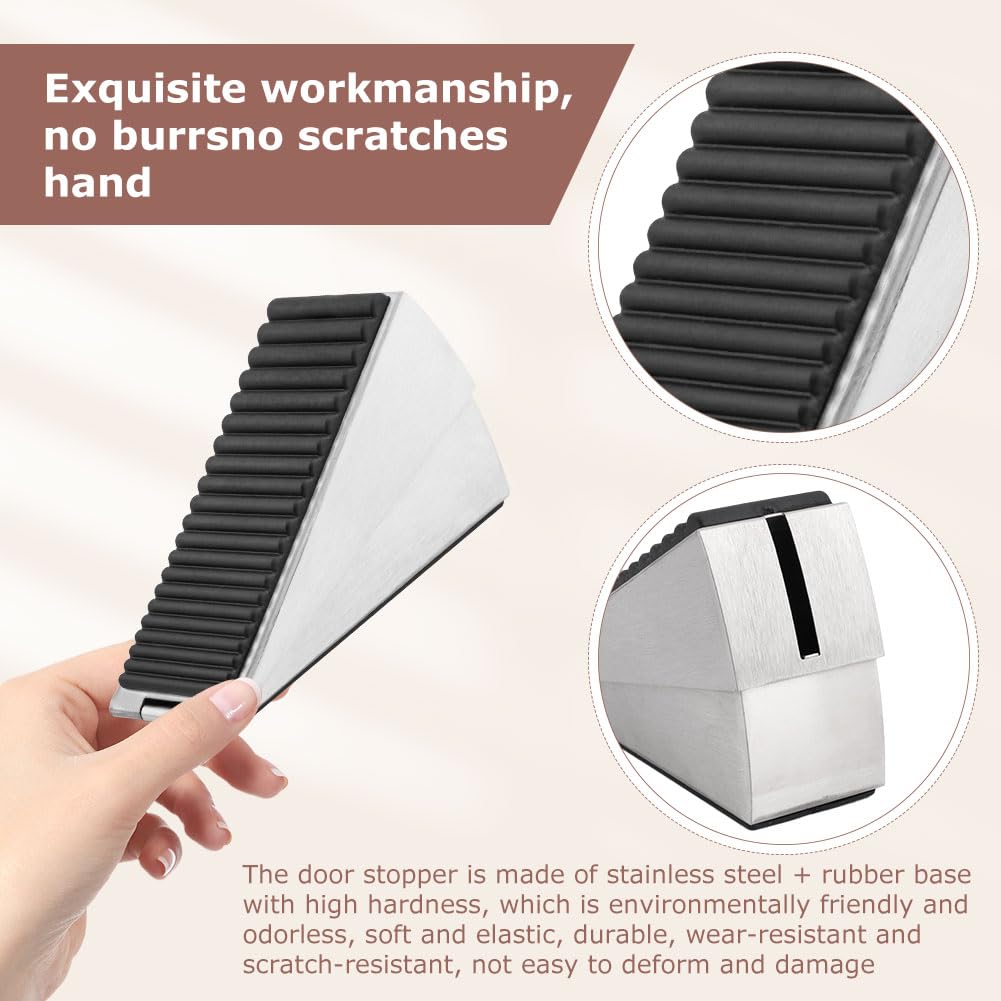 Snapklik.com : Door Stopper, Heavy Duty Door Stopper, 3 Inch High ...