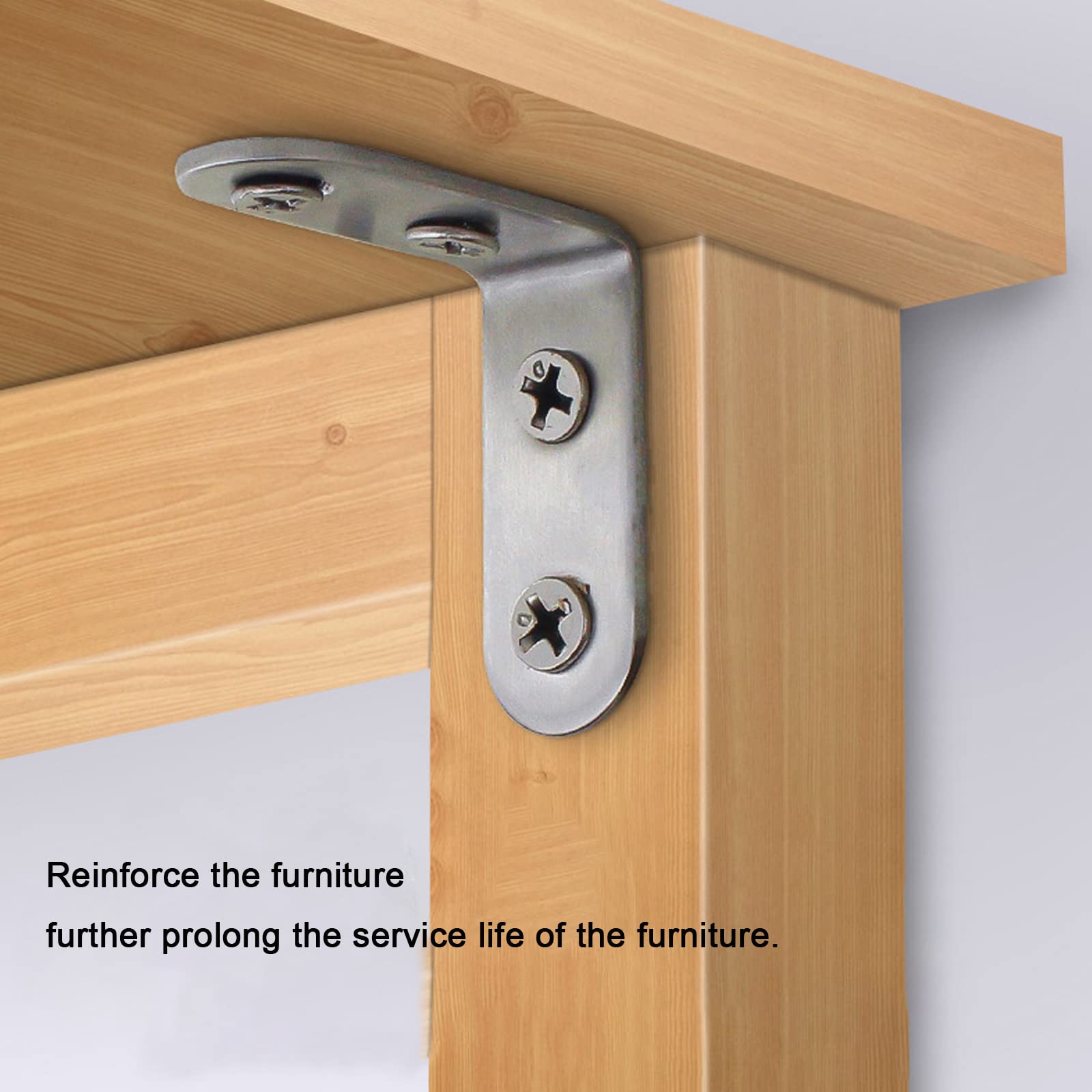Snapklik.com : 25PCS L Corner Bracket YQBOOM Corner Brace 40MM X 40MM ...