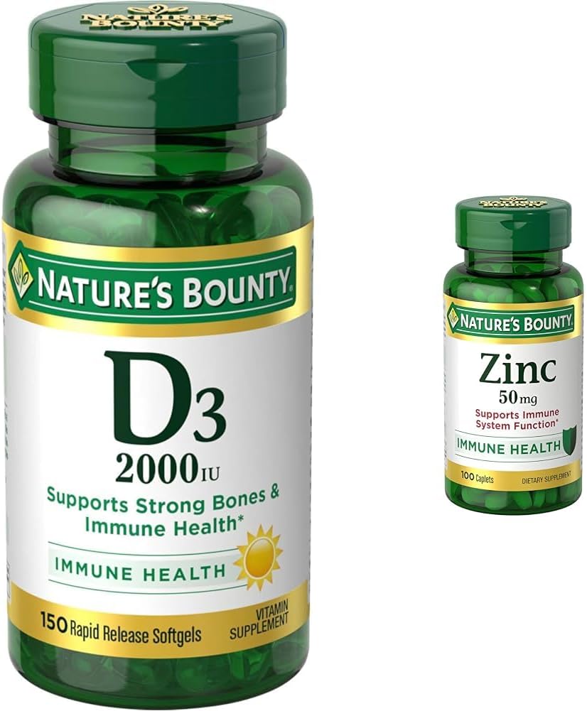 Amazon.com: Nature's Bounty Vitamin D, Supports Immune Health & Bone ...
