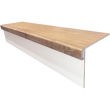 Complete Universal Tread Kit - False Tread Cap, Riser, and Trim (White ...