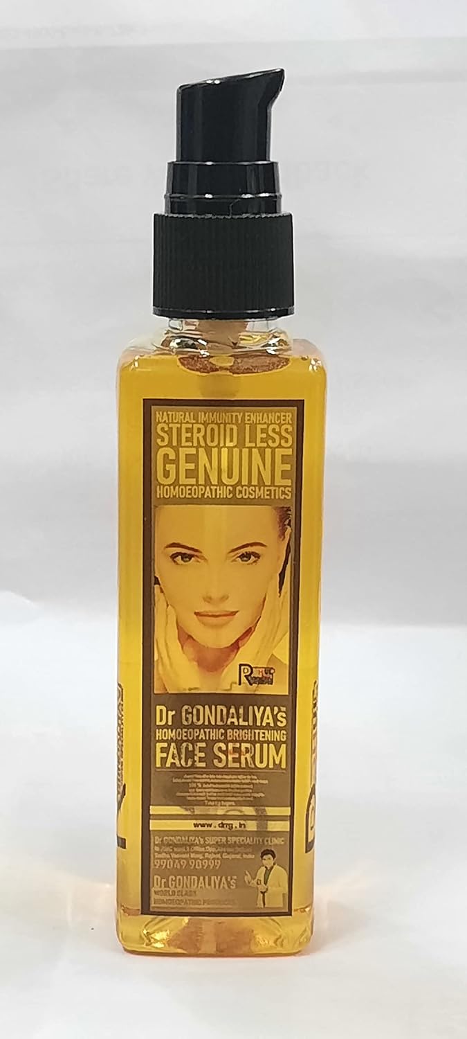 Dr GONDALIYA's HOMOEOPATHIC BRIGHTENING FACE SERUM (100 ml) : Amazon.in ...