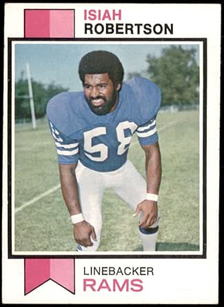 Amazon.com: 1973 Topps # 65 Isiah Robertson Los Angeles Rams (Football ...