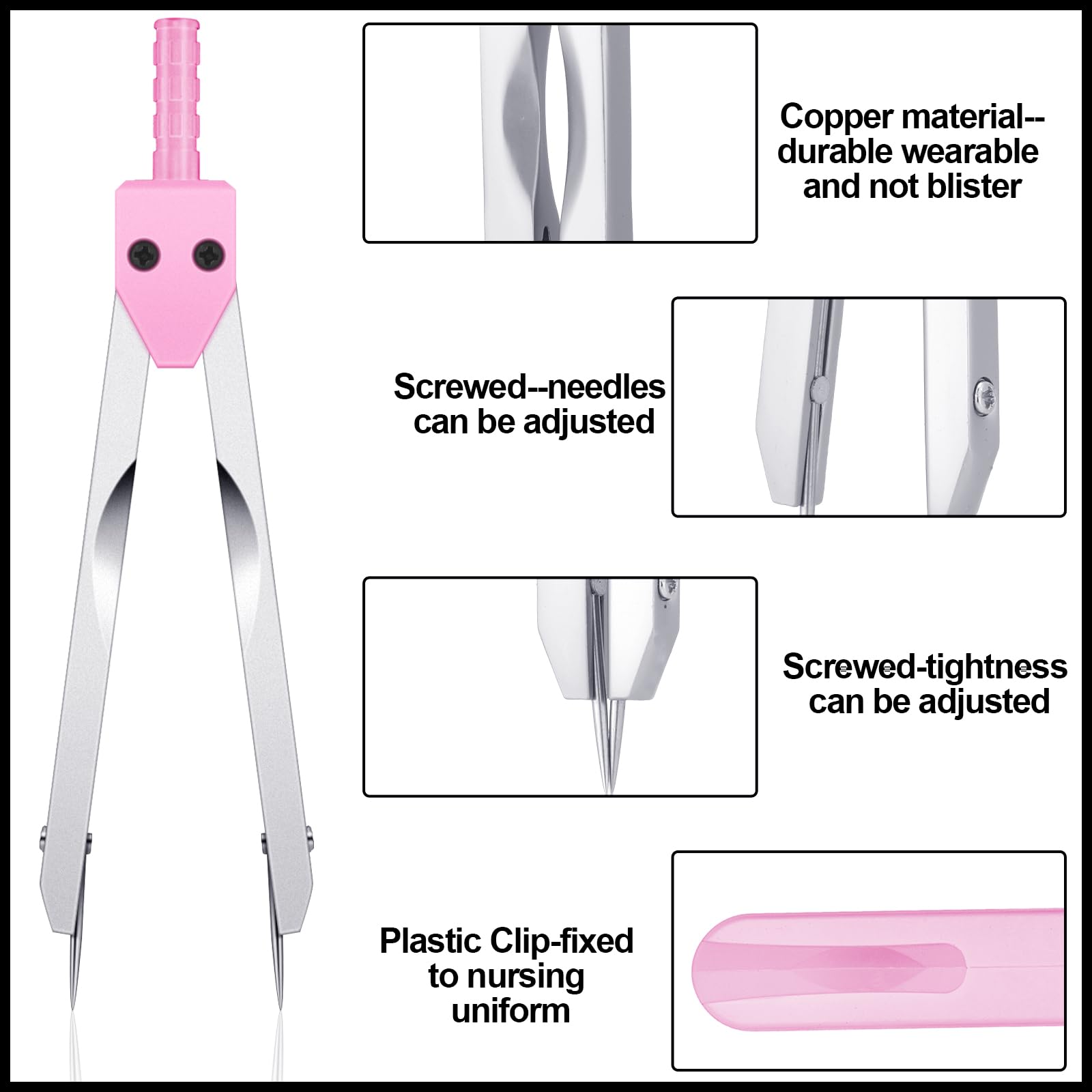 Snapklik.com : Tondiamo 2 Sets EKG Calipers And EKG Ruler Combination ...