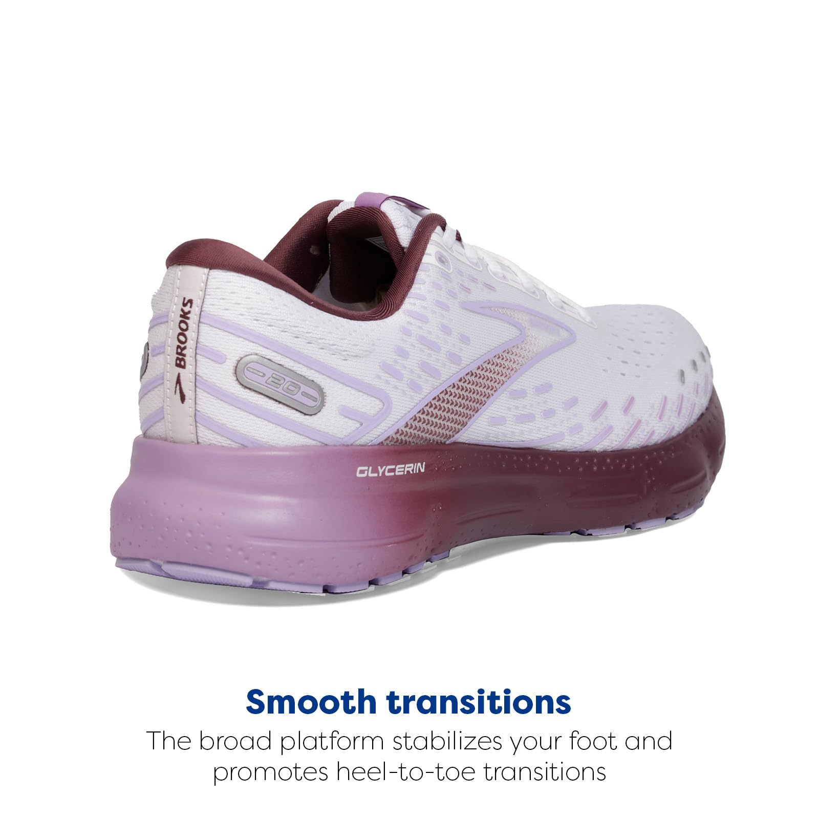 Snapklik.com : Brooks Womens Glycerin 20 Neutral Running Shoe