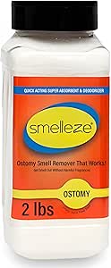 SMELLEZE Ostomy Bag Smell Removal Deodorizer: 2 lb. Granules Eliminate ...