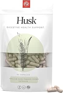 Amazon.com: Fitness Health Psyllium Husks Powder Capsules 500MG - Fibre ...