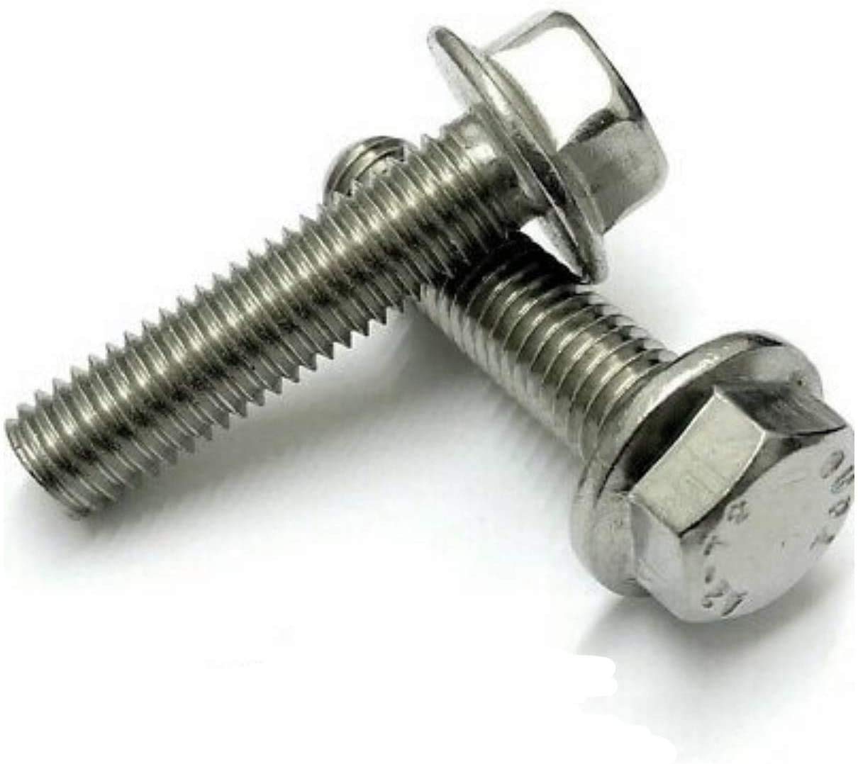 KADco Flanged Hexagon Head Bolts Flange Hex Screws A2 Stainless Steel ...