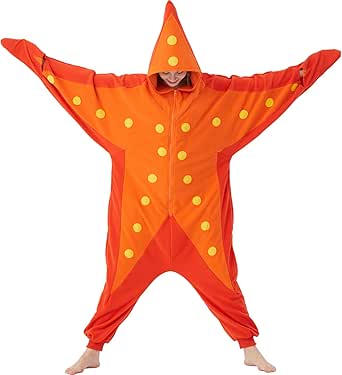 Amazon.com: AIYOUYIYA Adult Starfish Onesie Costume - Sea Animal ...