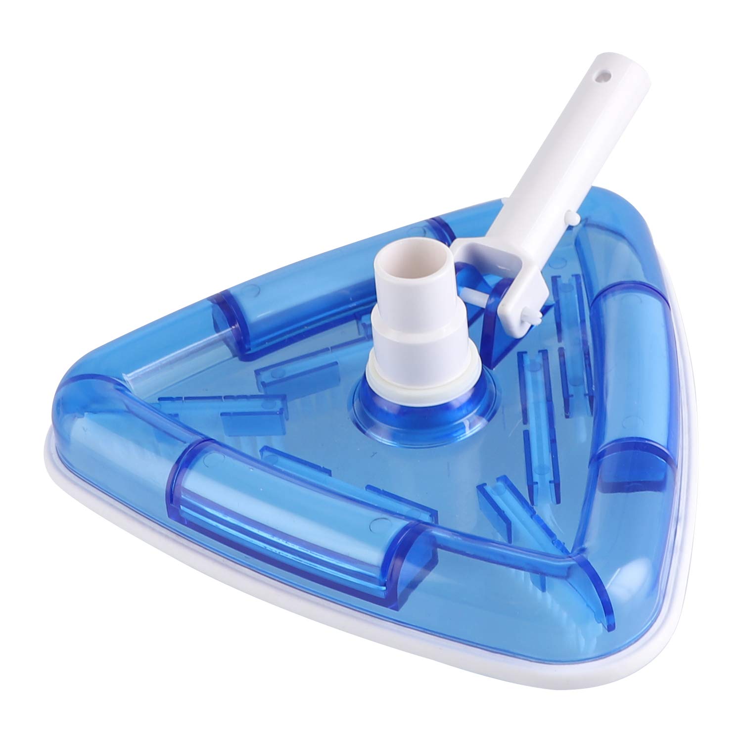 Pool Vacuum Head Bottom Brush, Triangular Weighted Transparent Swimming ...
