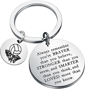 Amazon.com: KUIYAI Netball Lovers Gift Netball Sport Keychain Netball ...