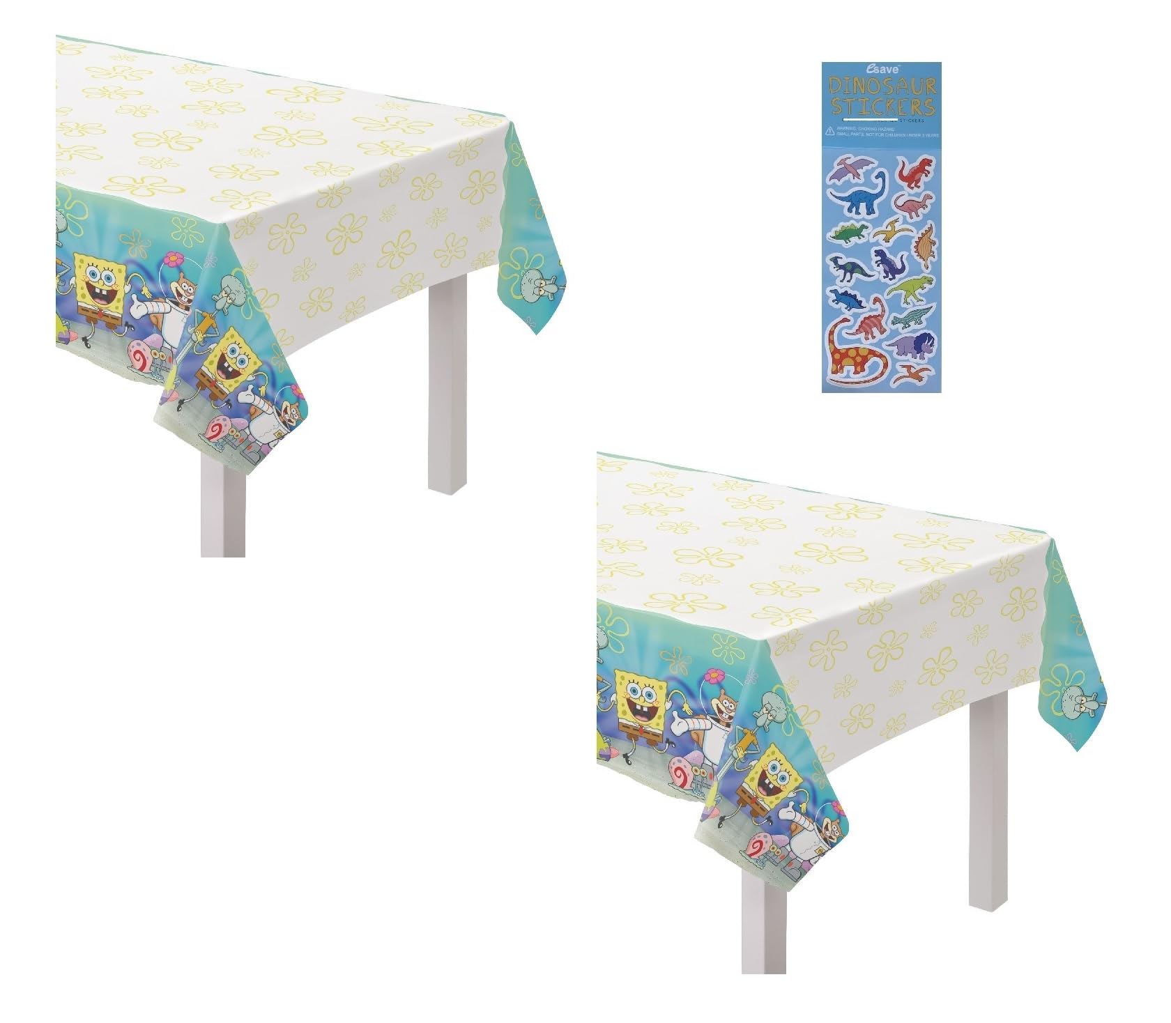 Amazon.com: Spongebob Birthday Party Supplies Bundle Includes Plastic ...