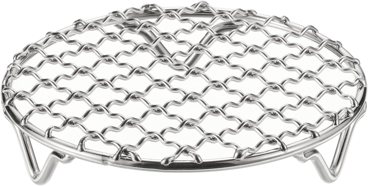 Amazon.com: TOKIMMASH Round Grill Rack, 304 Stainless Steel Round Grill ...
