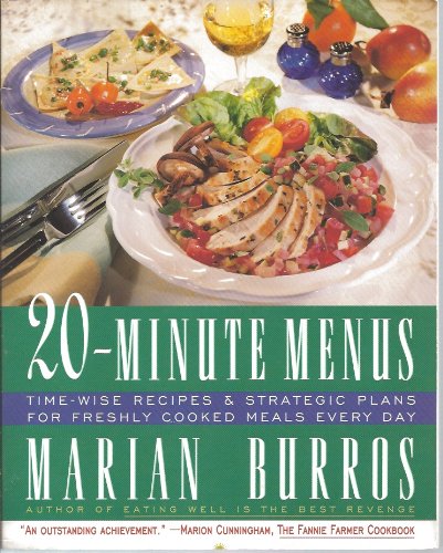 20 Minute Menus: Marian Burros: 9780671683573: Amazon.com: Books