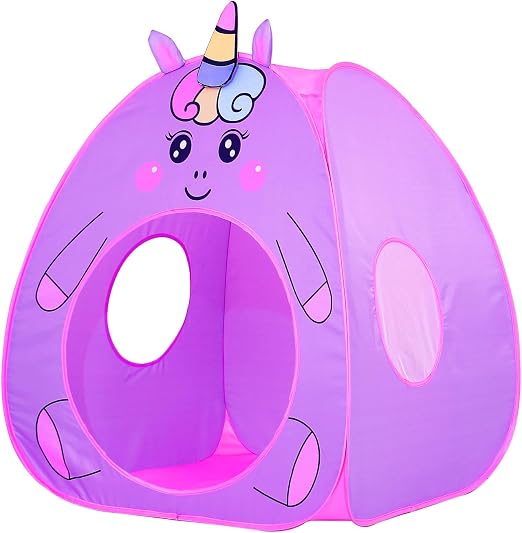 Amazon.com: Kids Play Tent Lucky Castle Pop Up Tent for Kid Cute Tent ...