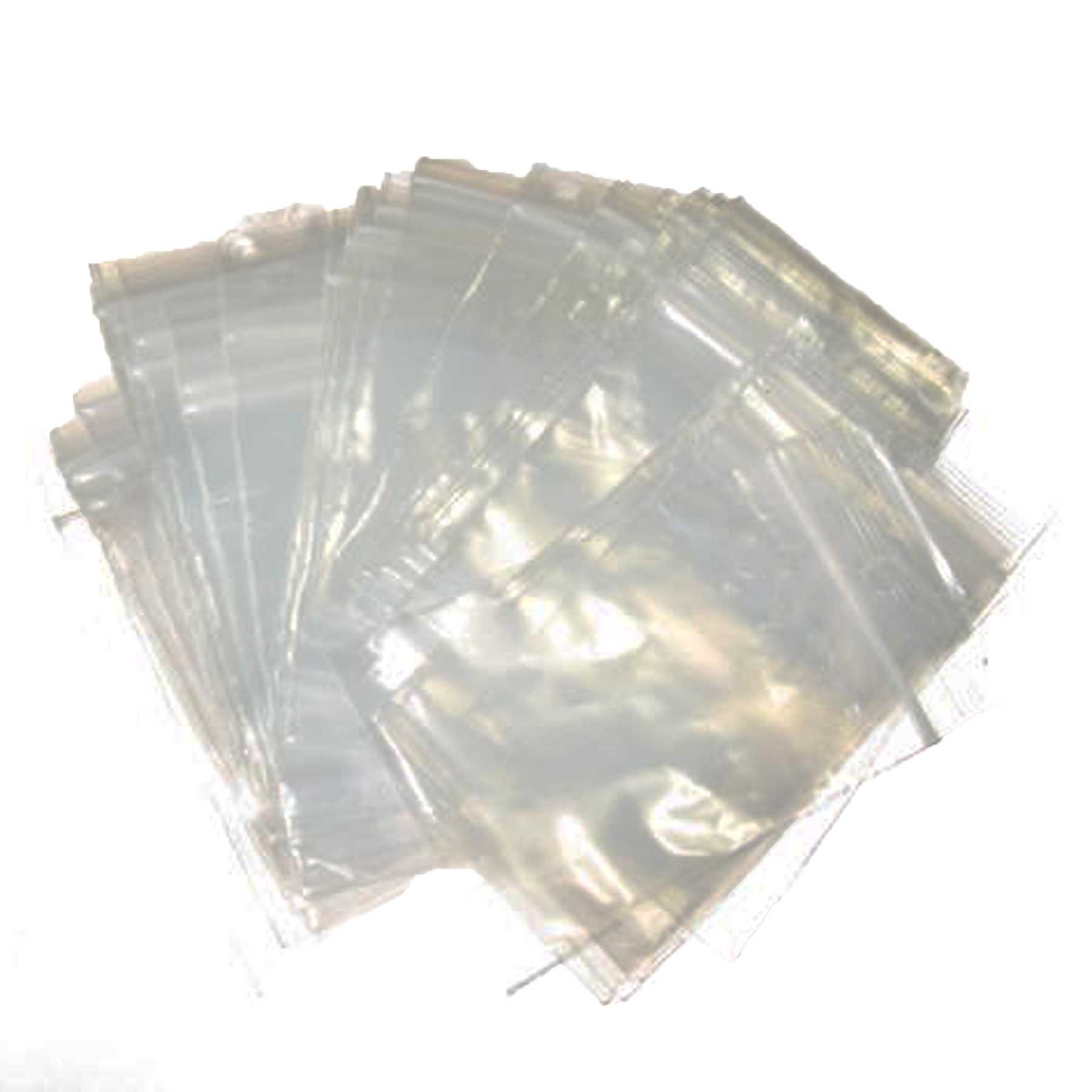 Amazon.com: Poly Bags Recloseable Bulk Plastic Baggies 100 Packs 2mil ...