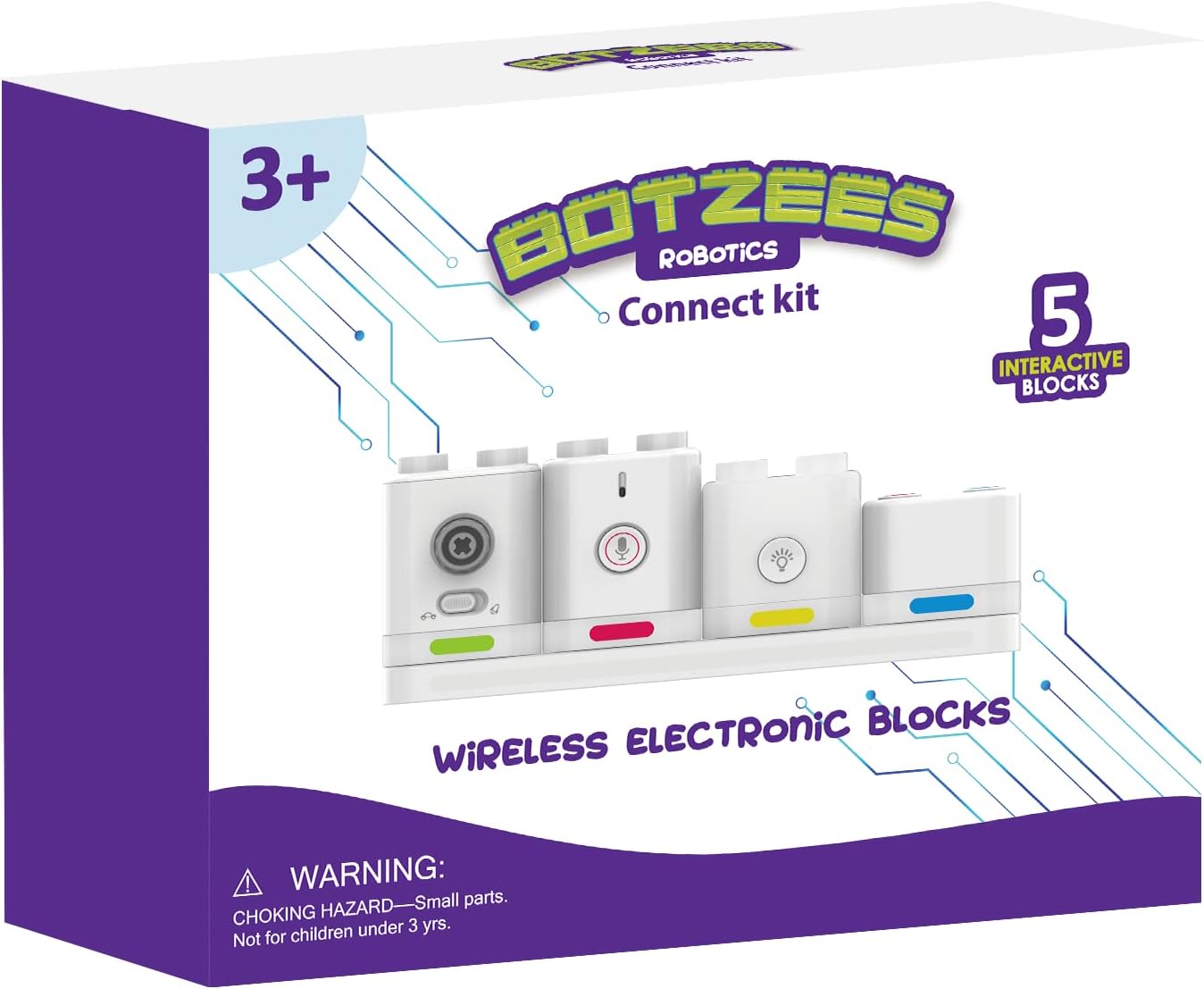 Amazon.com: PAI TECHNOLOGY BOTZEES Robotics Add-On Connect Kit for ...