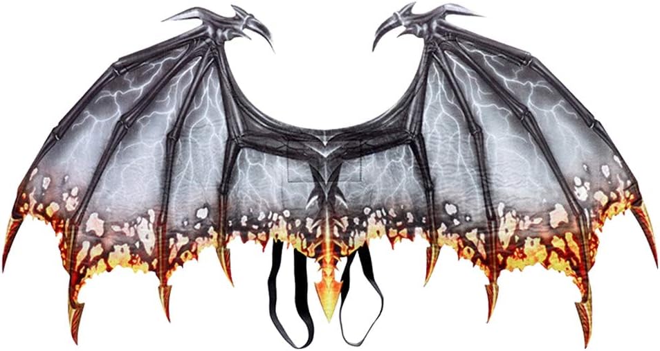 Amazon.com: MALOKI Halloween Dragon Wing Costume, Kids Dragon Costume ...