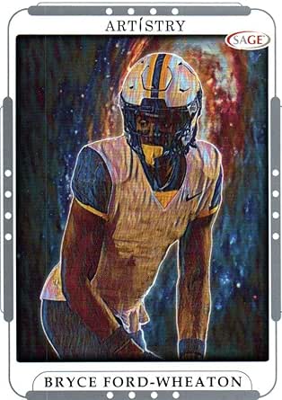 Amazon.com: Bryce Ford-Wheaton Collectible Football Card - 2023 Sage ...
