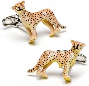 Amazon.com: Procuffs Cheetah Cat Cufflinks Animal Safari Zoo Keeper ...