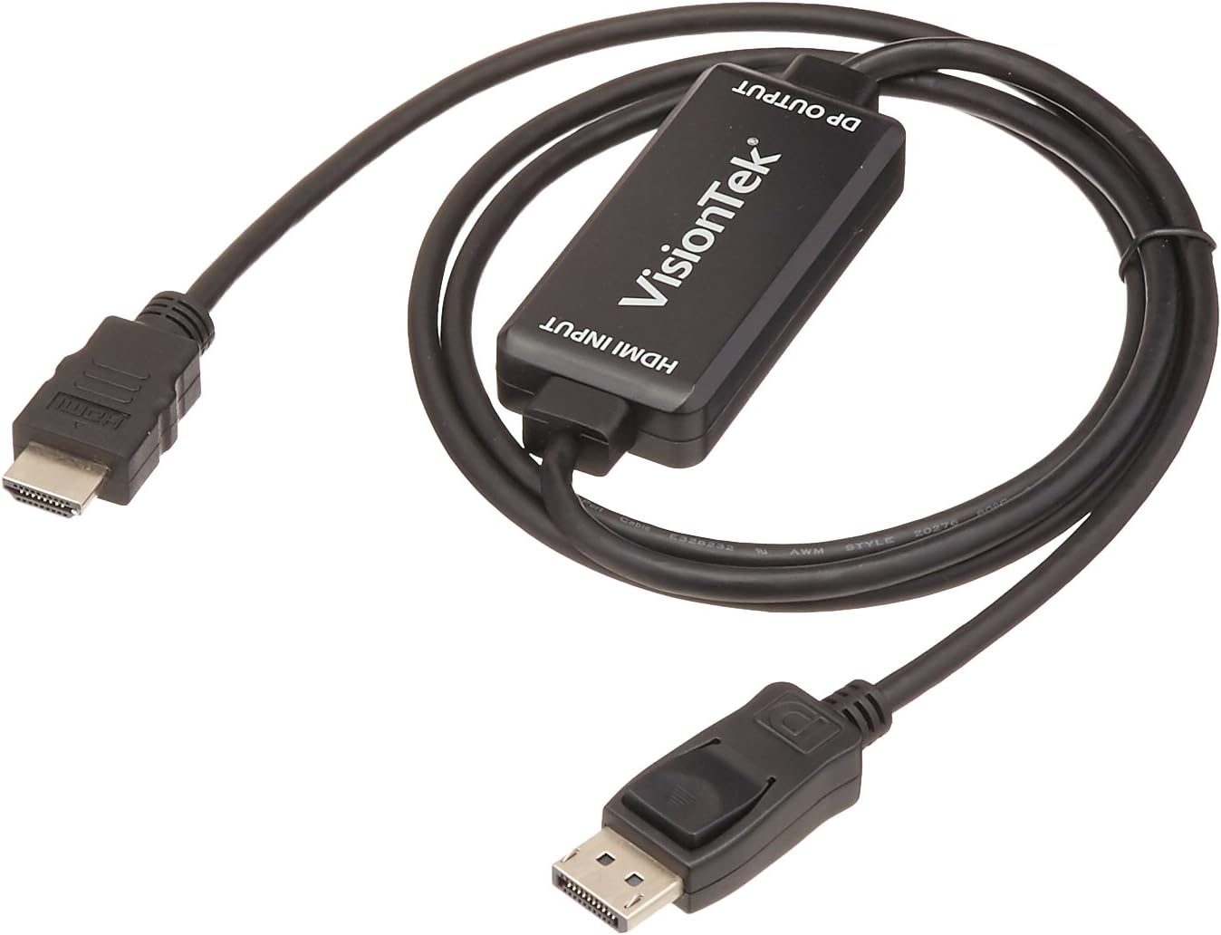 Amazon.com: VisionTek HDMI to DisplayPort 1.5M Active Cable (M/M ...