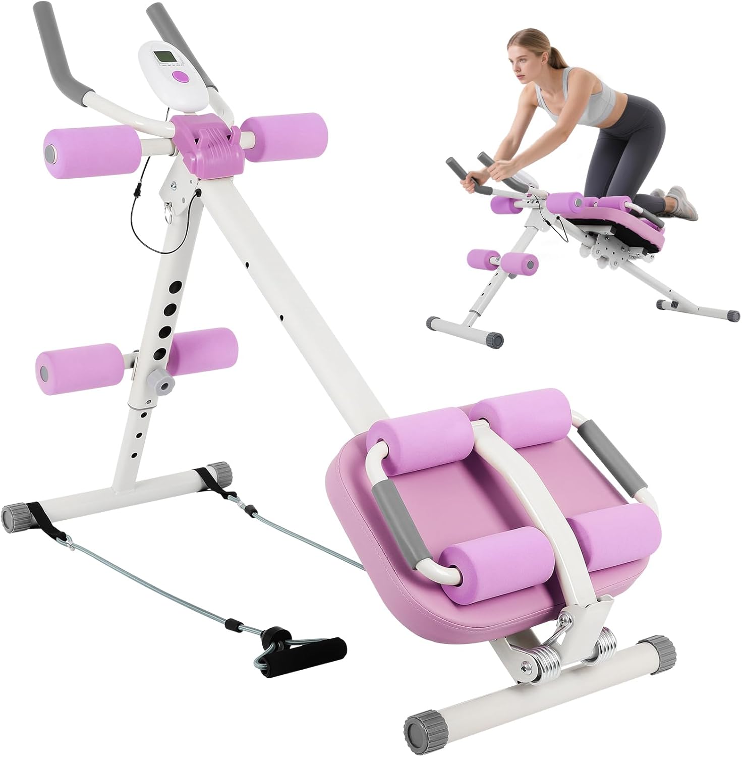 Amazon.com: FAHKNS 6 in 1 Ab Trainer Machine, Multi-Functional ...
