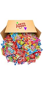 Amazon.com : Party Candy Assortment Box 20 Pounds - Kool-Aid, Welch's ...
