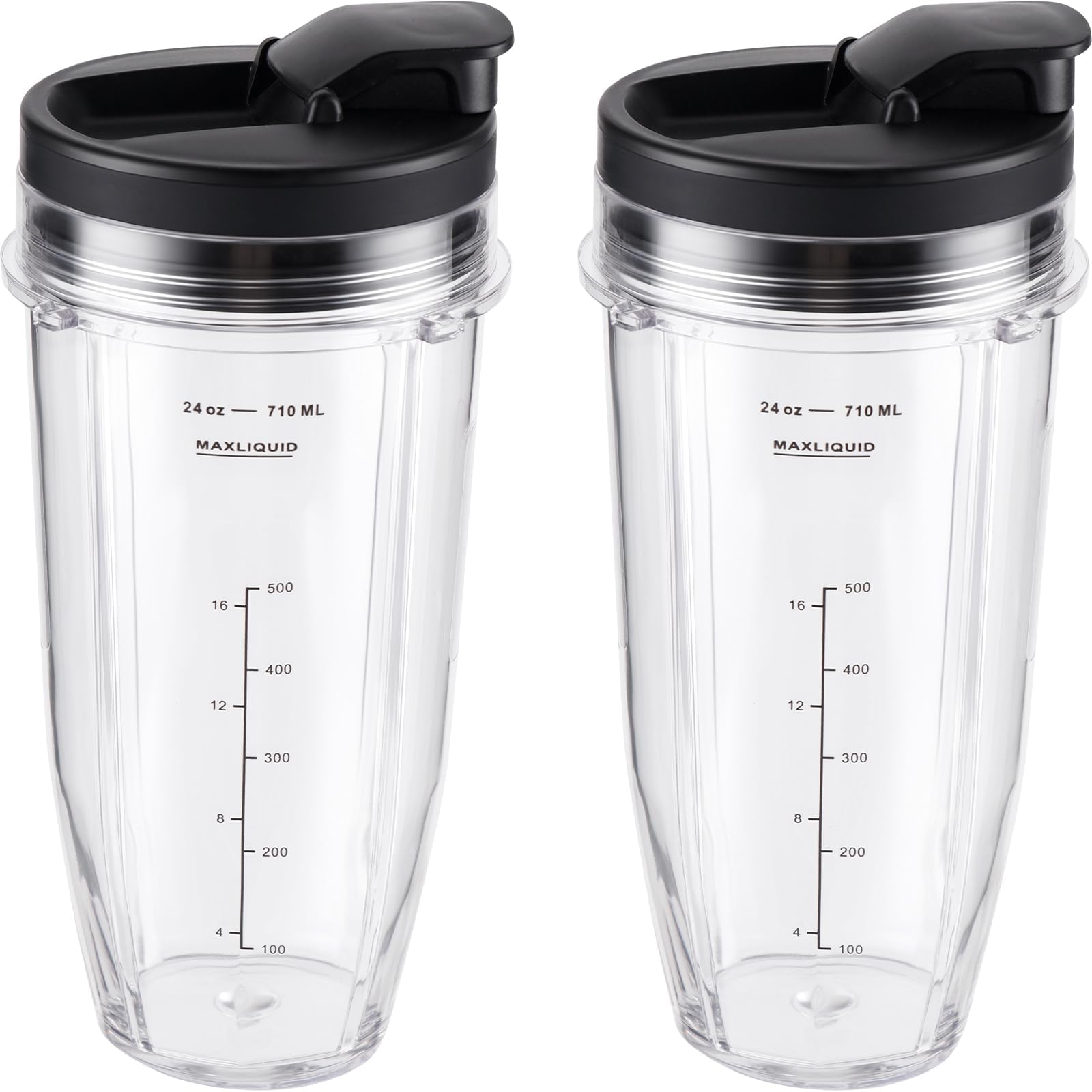 Amazon.com: 24 oz Blender Cups Replacement for Ninja, Smoothie Blender ...