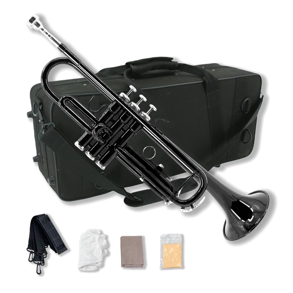 Amazon.com: WUQIMUSC Standard Bb Trumpet Set for Beginners, Student ...