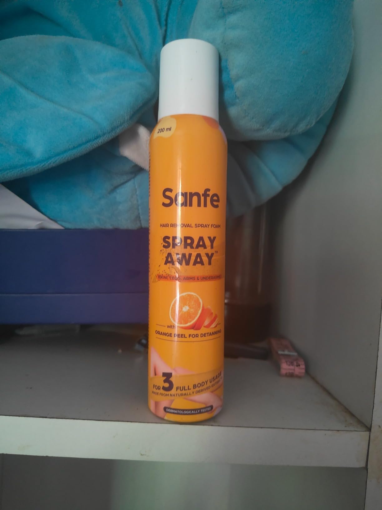 Sanfe Painless & Detan Hair Removal Spray Cream - 200 ml | For Chest ...