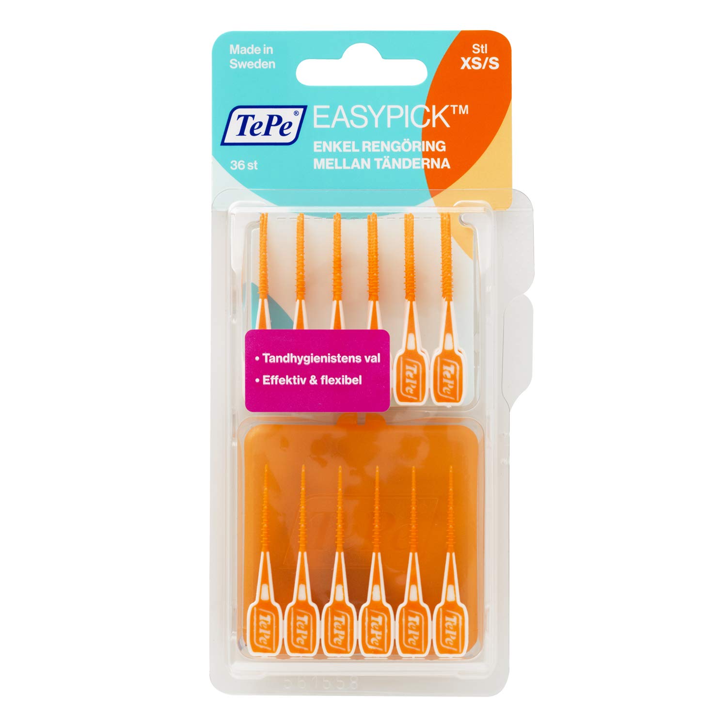 TePe EasyPick Toothpick XS/S/Easy and Effective Intermediate Cleaning for Healthy Mouth and ...