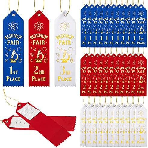 Amazon.com : 50 Pcs Science Star Award Ribbons with Event Card and ...