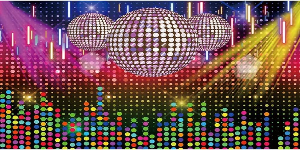 Amazon.com : AOFOTO 20x10ft Discos Ball Backdrops for Photography ...