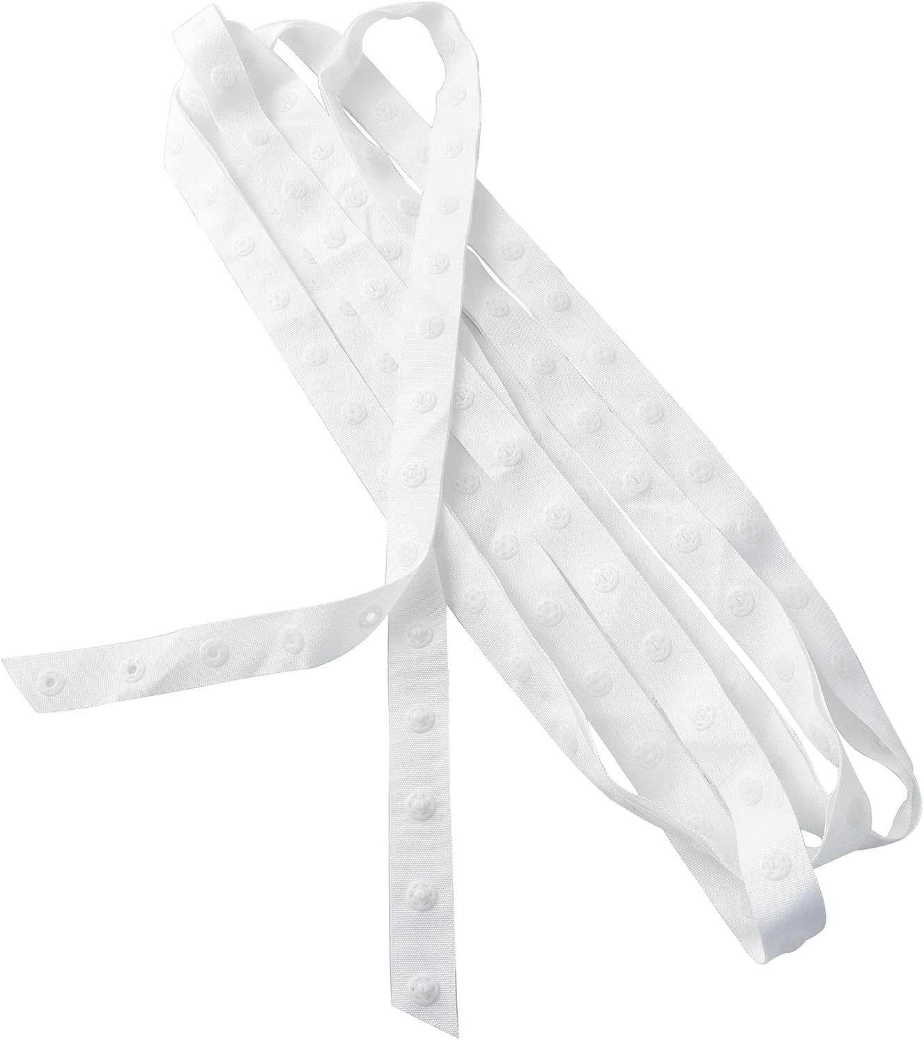 Amazon.com: Longdex Snap Fastener Tape 3.28Yard White Sewing Snap ...