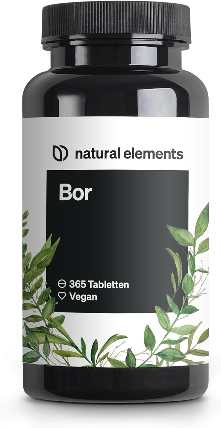 Reines Bor – hochdosierte 3 mg Boron pro Tablette – 365 Tabletten ...