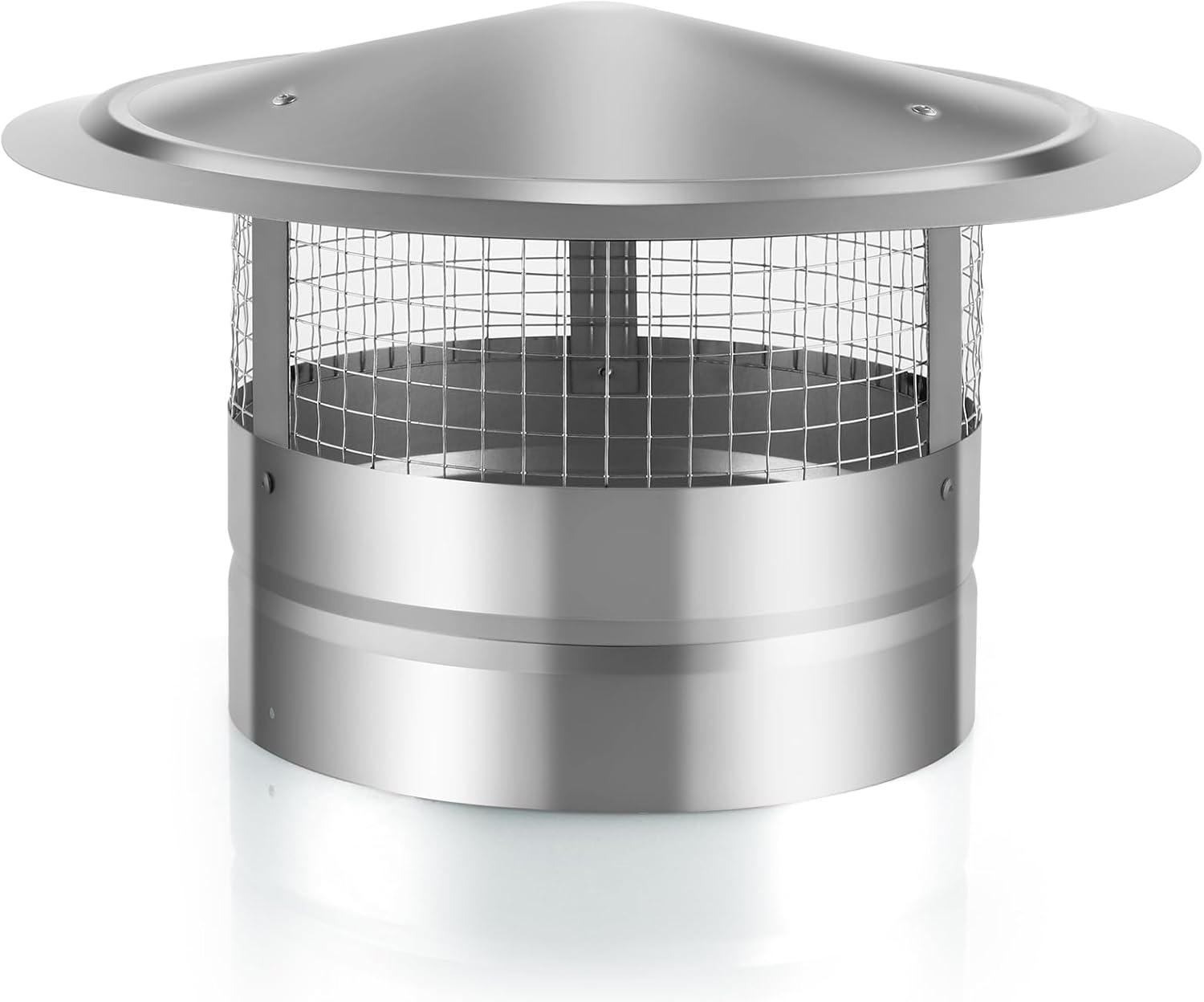 Amazon.com: Singvon 10 Inch Round Chimney Cap, Galvanized Steel Chimney ...