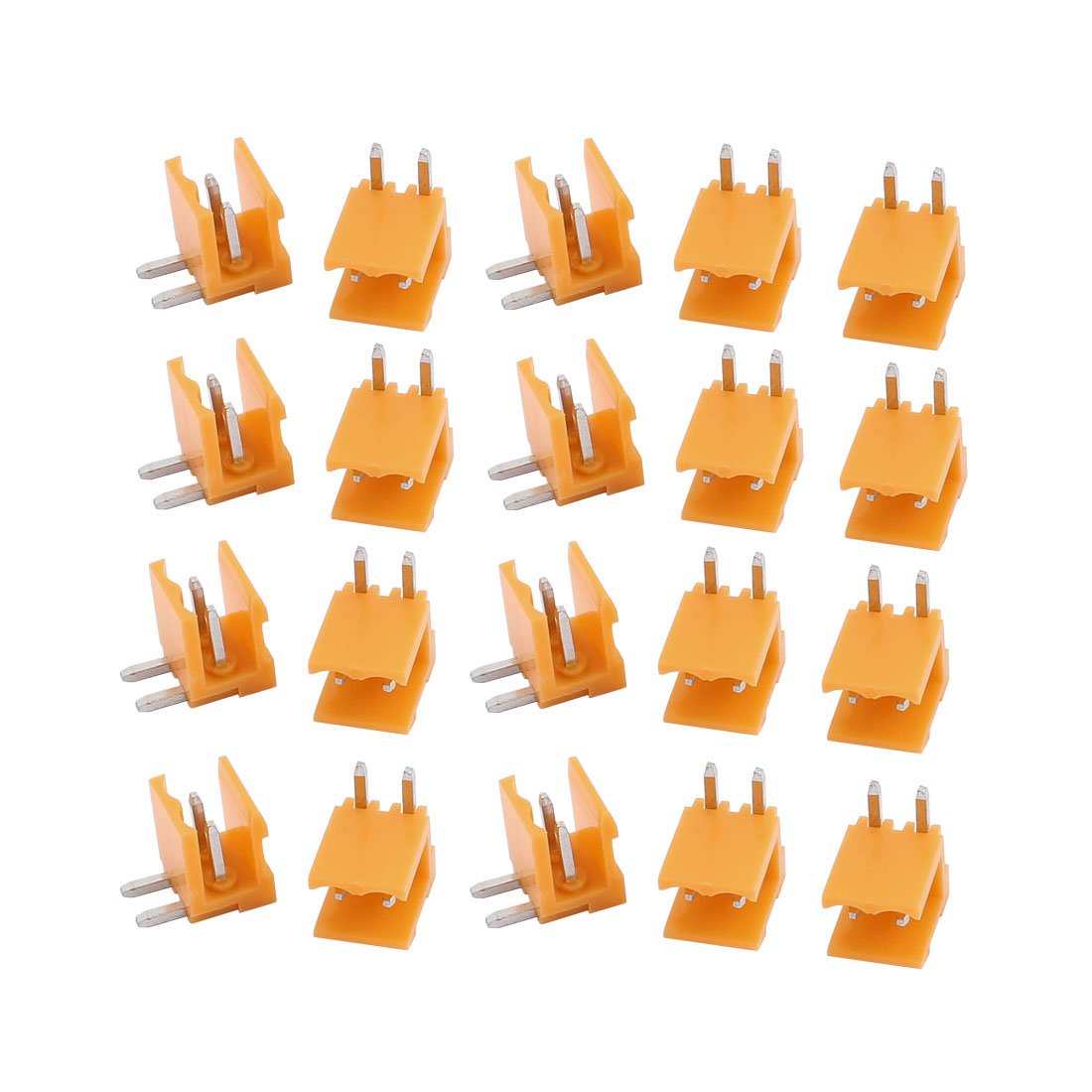 3.96mm Pitch 2P Straight Plug-in AC300V Connectors 20-Pack 3.96mm Pitch ...