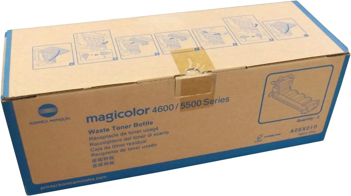 Amazon.com: KONICA BIZ C20 A06X010 - 2-WASTE TONER CONTAINERS : Office ...