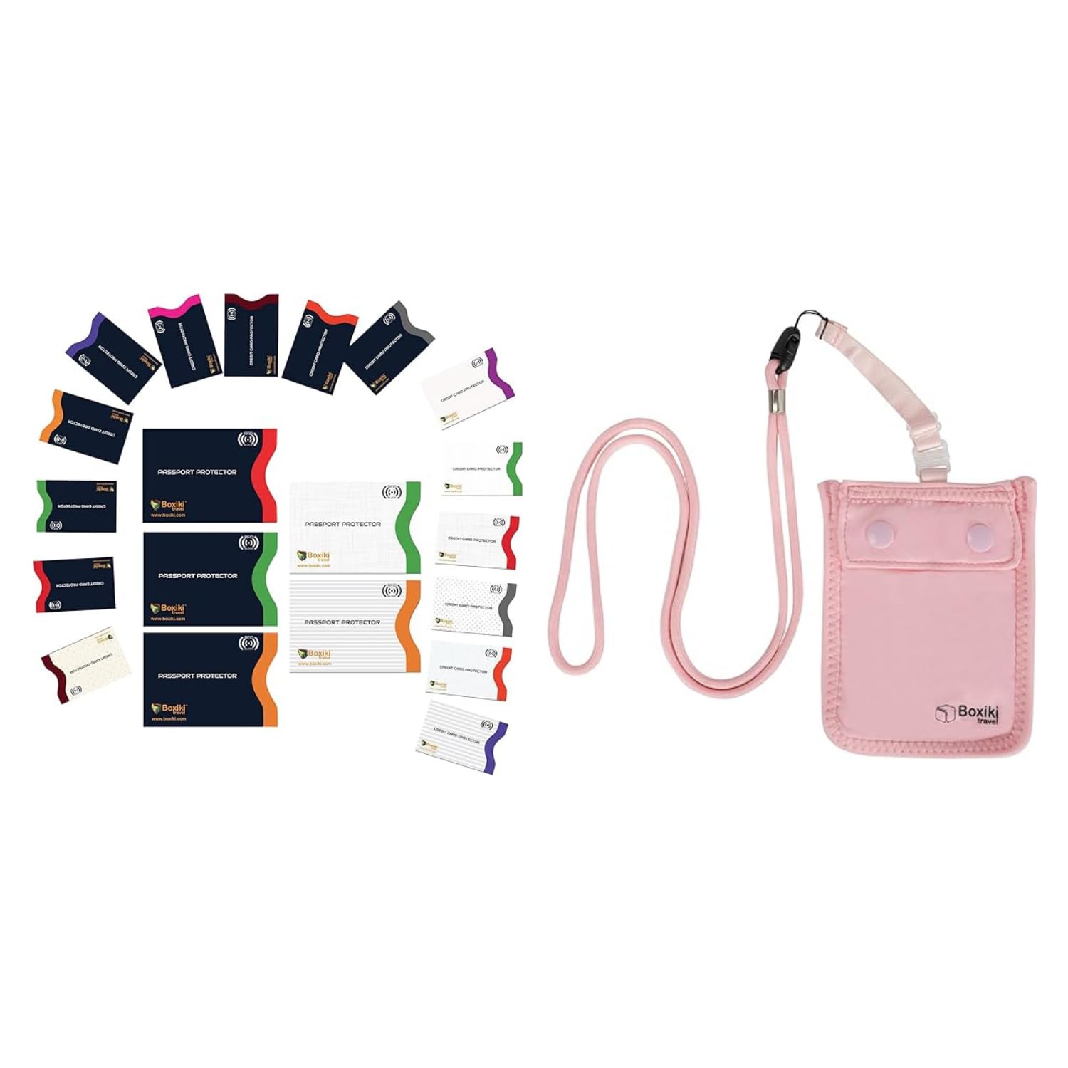 Amazon.com | Complete Travel Security Bundle - RFID Blocking Sleeves ...