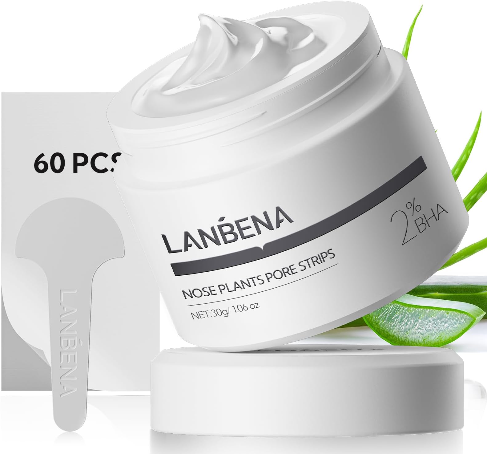 Amazon.com : LANBENA 2.0 Salicylic Acid Blackhead Remover Mask, Nose ...