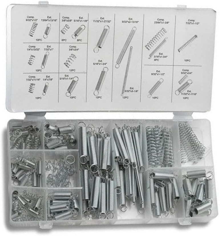 Armastuse 200 Pcs 20 Size Compression Springs Assortment Kit Mini ...