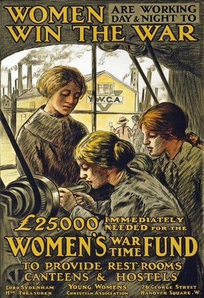 Adventure Island MCR Vintage World War WW1 British Army Women ...