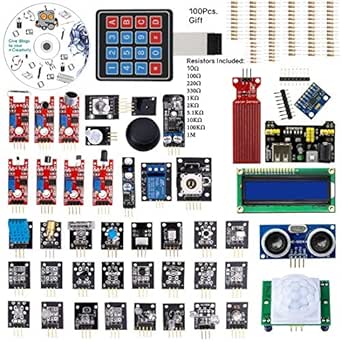 REES52 Upgraded 37 in 1 Sensors Modules Kit for Arduino Starter ...