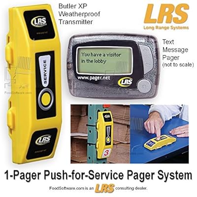 1 Pager Push-for-Service Pager System Kit by LRS Long R | B2B Liquidation