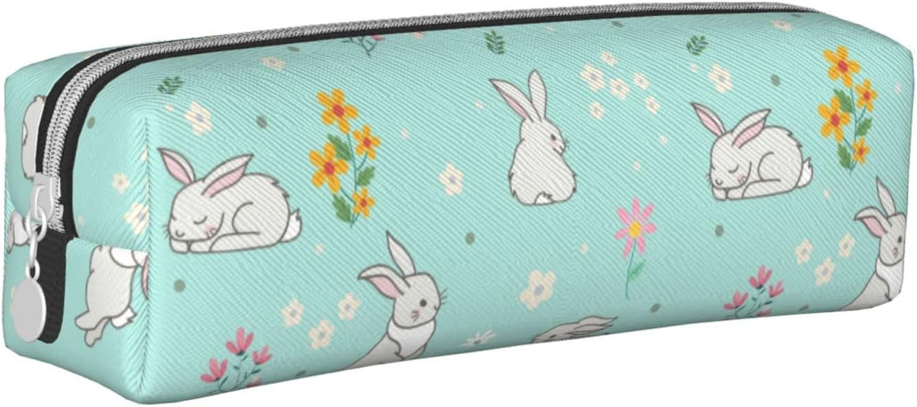 Amazon.com: wyehjut Cute Bunny Pencil Case Kids Boys Girls Pencil Pouch ...
