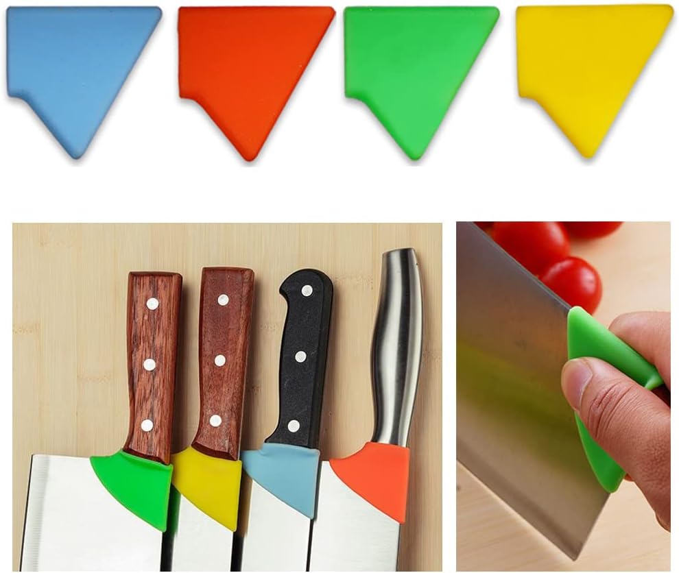 Amazon.com: TorSor 4 Pack Meat Cleaver Finger Grips Non Slip Silicone ...
