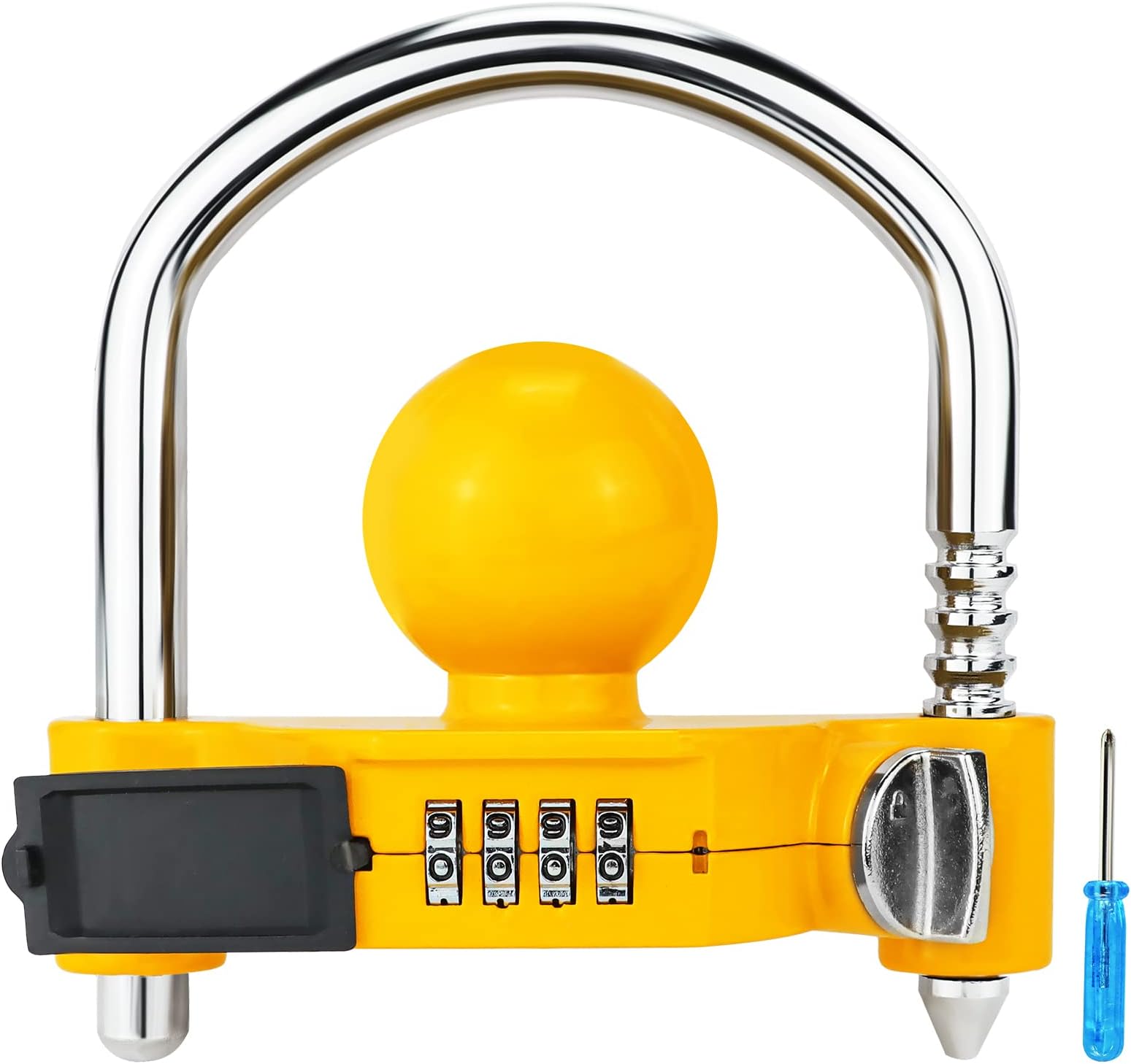 Amazon.com: Funmit Trailer Lock Universal Hitch Lock with Combination ...